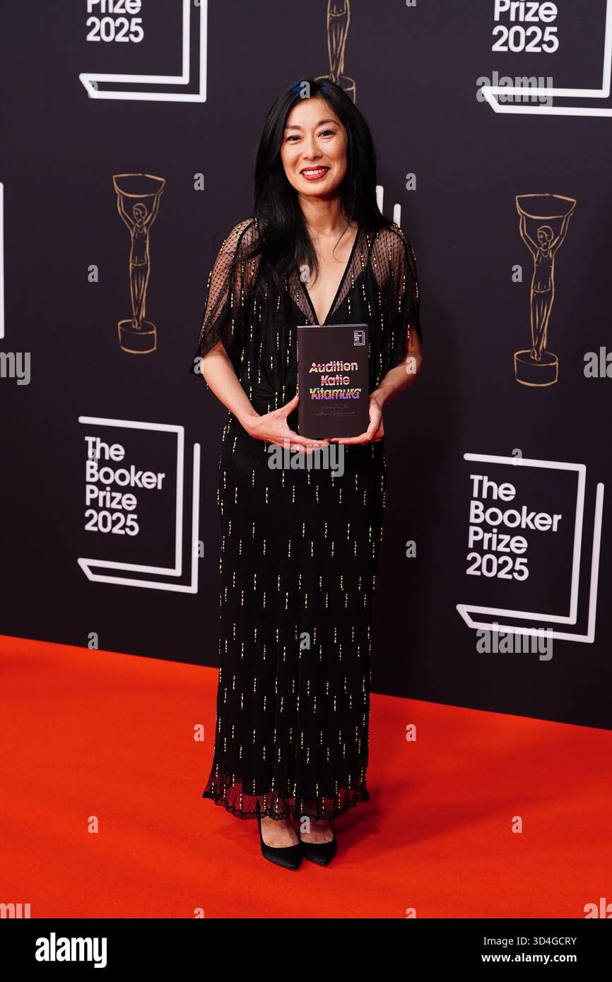 Katie Kitamura arriving for the announcement of the 2025 Booker Prize ...