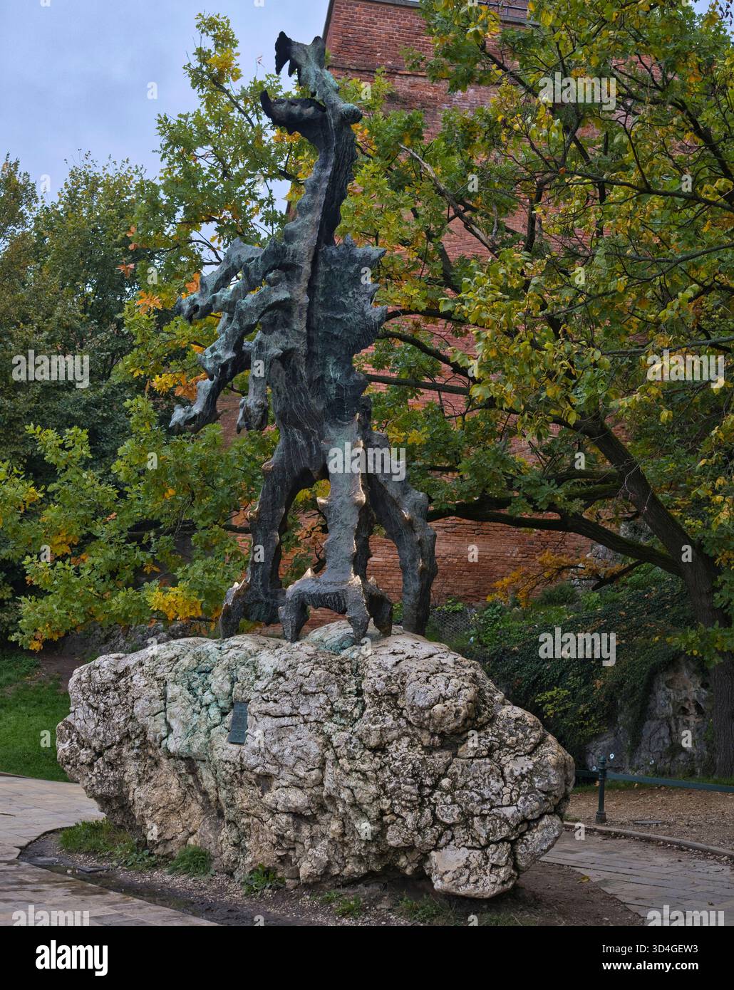Wawel dragon monument hi-res stock photography and images - Alamy