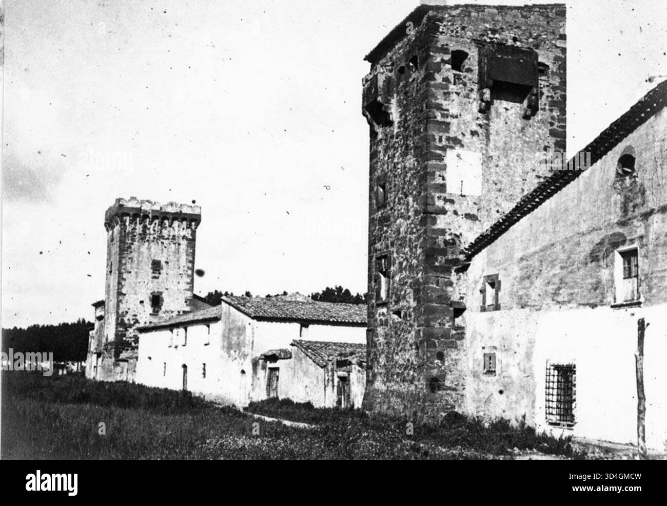 A general view of Can Tivalla (on the left) and Can Ballester (on the ...