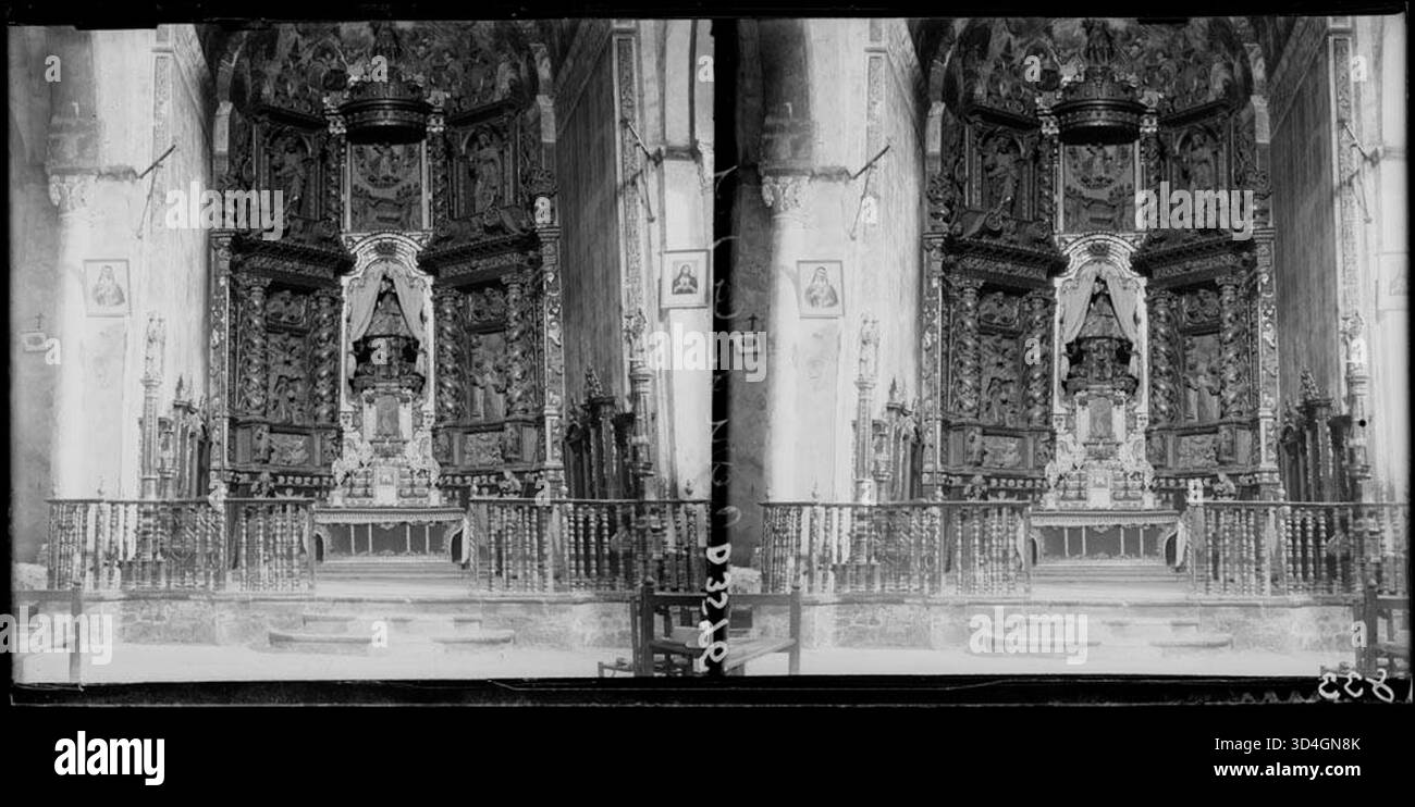 Image altar in santa Black and White Stock Photos & Images - Alamy