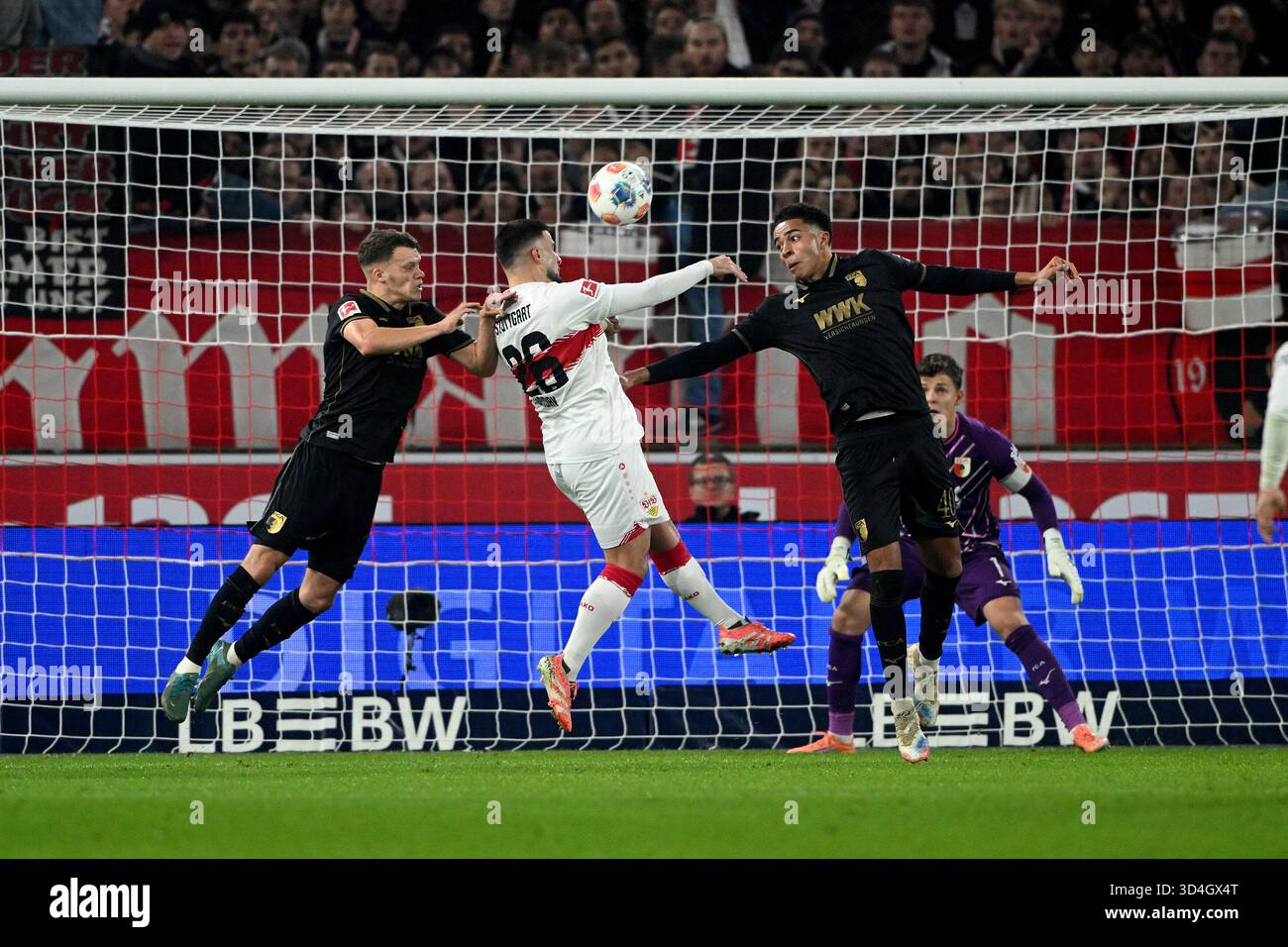 Fussball; Spieltag 10; 1. Bundesliga; Saison 2025/2026; VfB Stuttgart gegen FC Augsburg am 09.11 ...