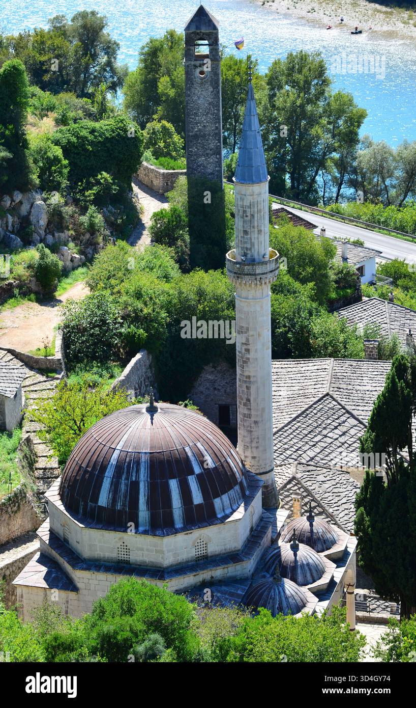 The Sisman Ibrahim Pasha Mosque and Complex, located in the town of ...