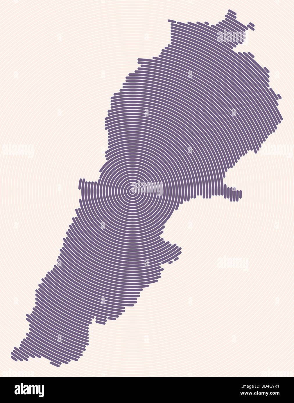Lebanon shape formed country Stock Vector Images - Alamy