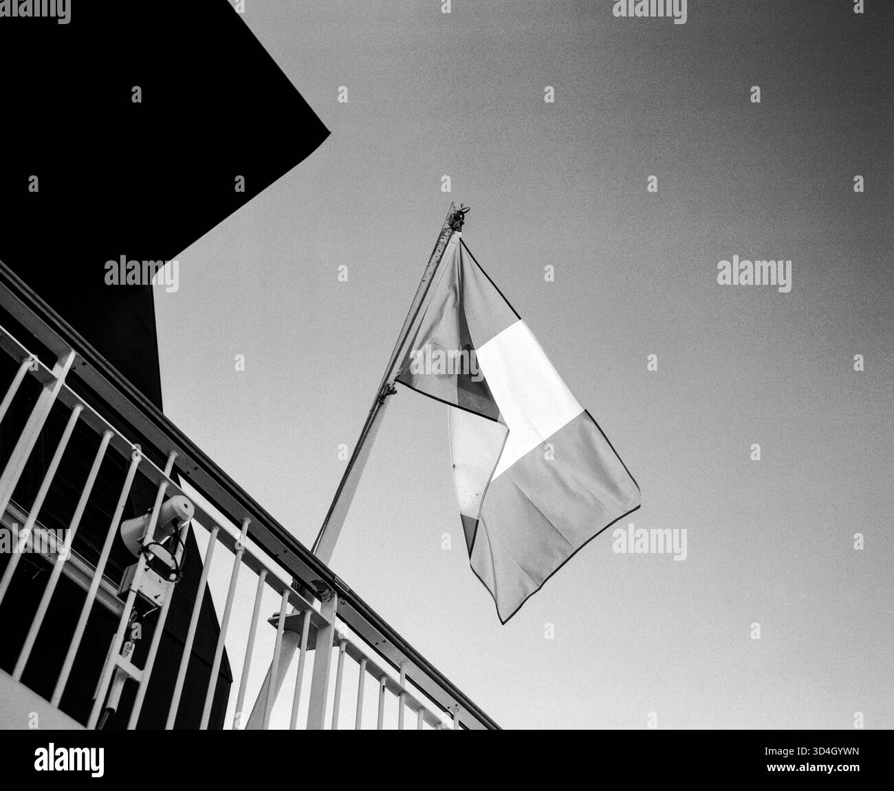 French flag on black Black and White Stock Photos & Images - Alamy