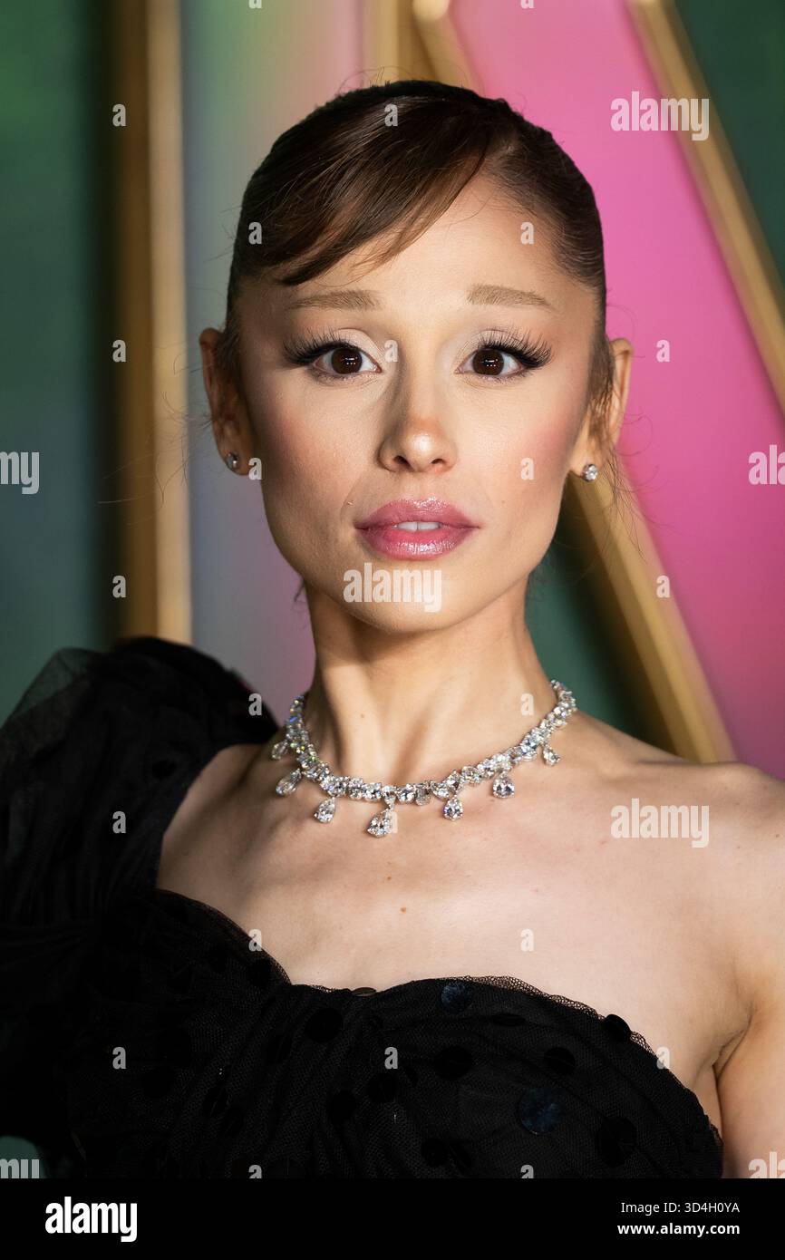 Ariana Grande poses for photographers upon arrival at the premiere of ...