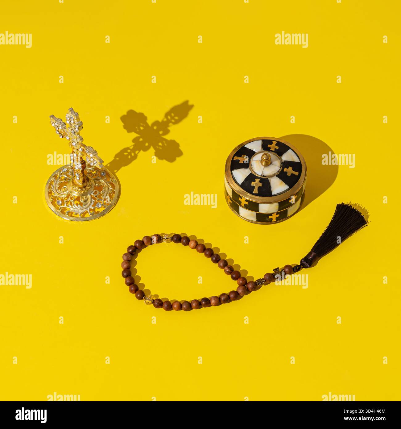 Cross orthodox prayer rope hi-res stock photography and images - Alamy