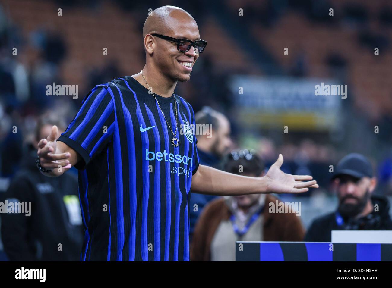 Francis Mercier dj and producer seen during Serie A 2025/26 football ...