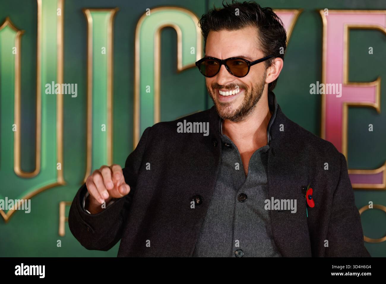 Jonathan Bailey poses for photographers upon arrival at the premiere of ...
