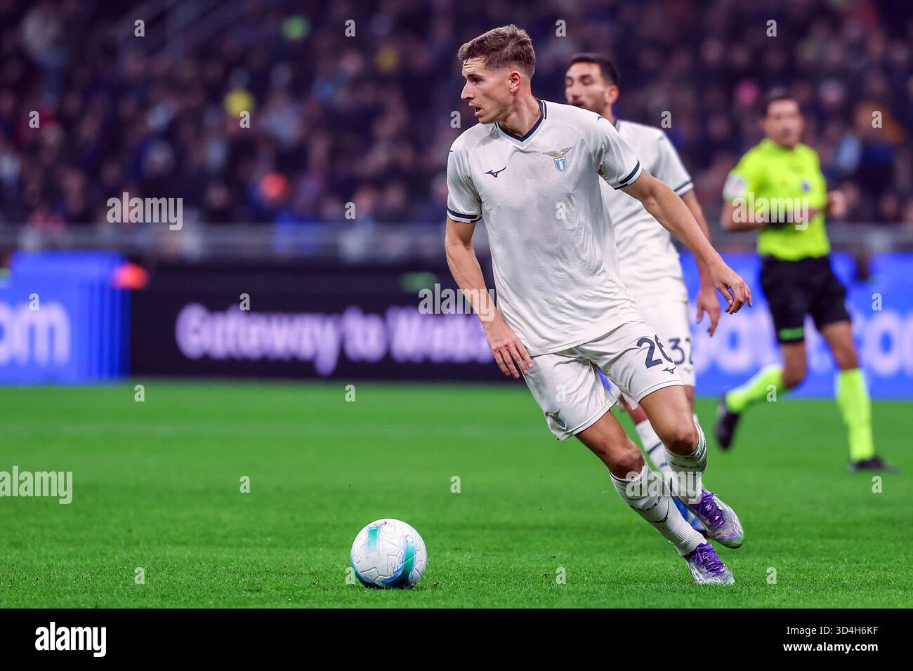 Toma Basic of SS Lazio seen in action during Serie A 2025/26 football ...