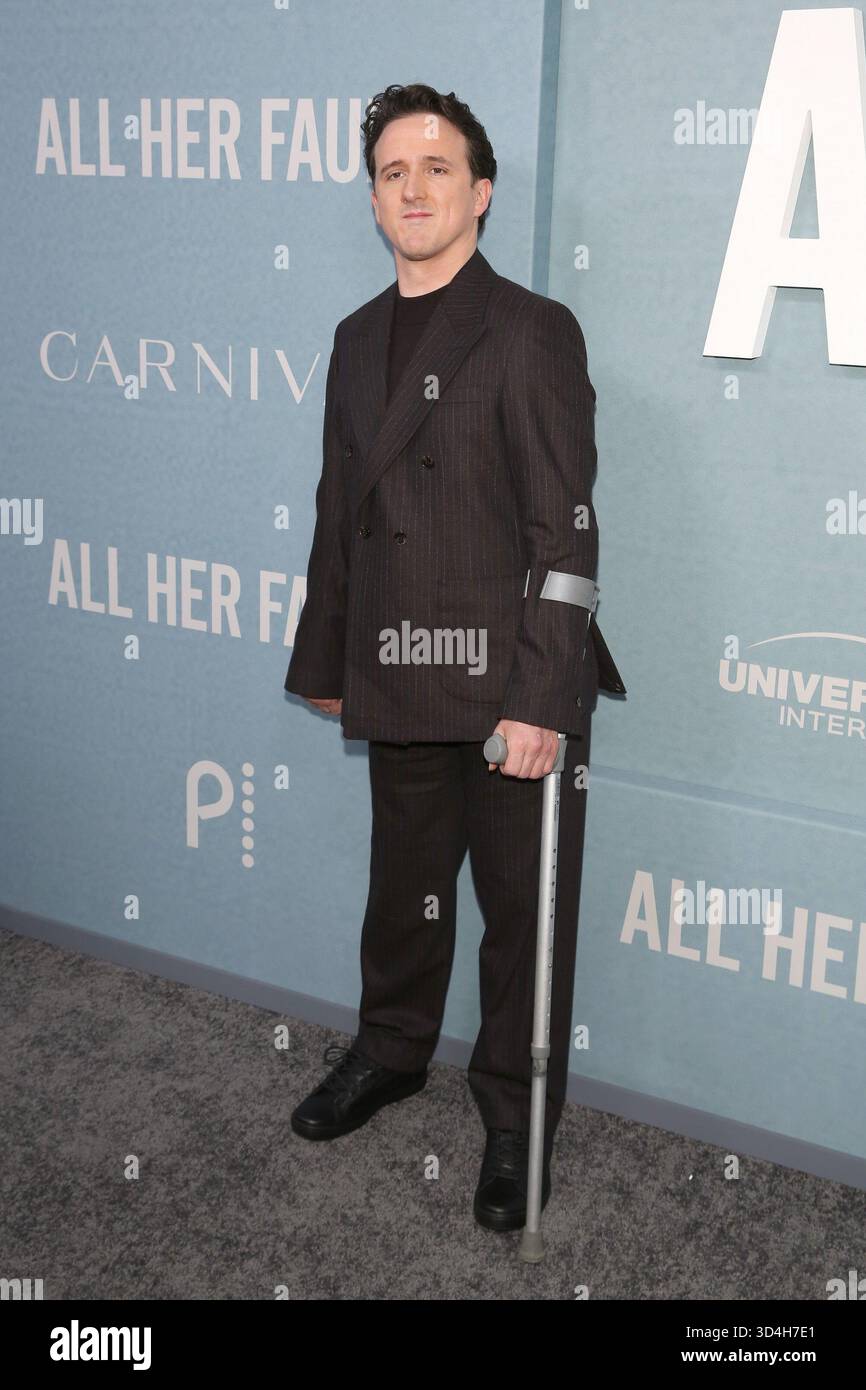 Daniel Monks at arrivals for ALL HER FAULT Premiere, SVA (School for ...