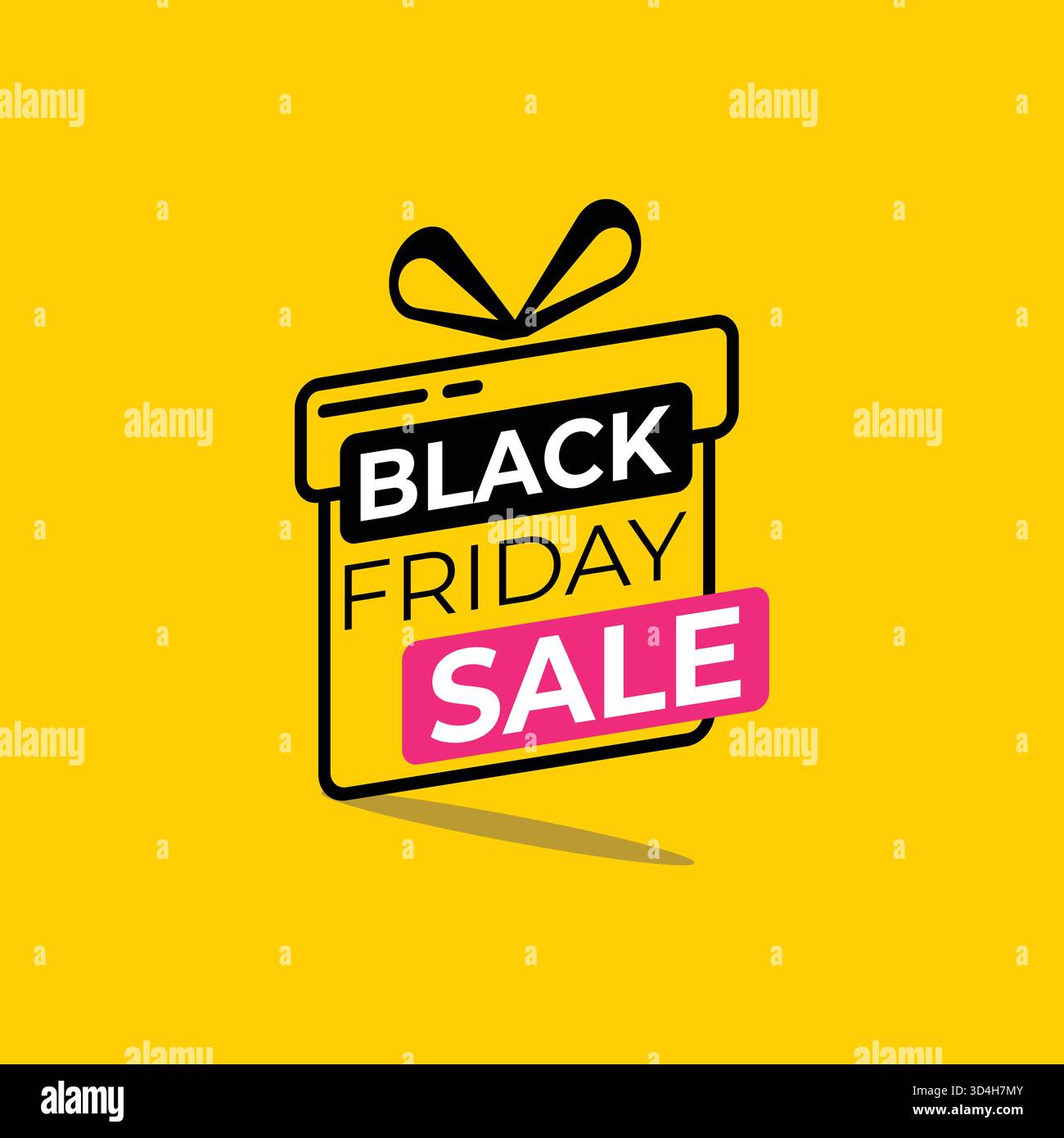 Black friday text on gold hi-res stock photography and images - Alamy