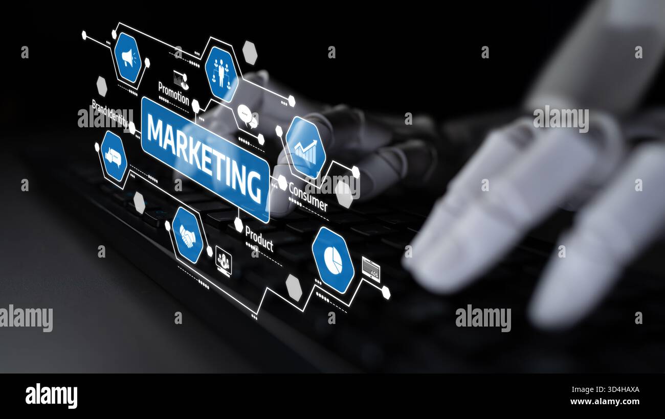 Visual representation key strategies commerce hi-res stock photography ...