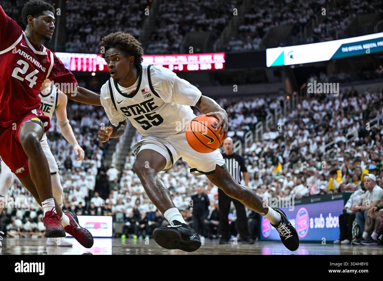 EAST LANSING, MI - NOVEMBER 8: Michigan State Spartans forward Coen ...