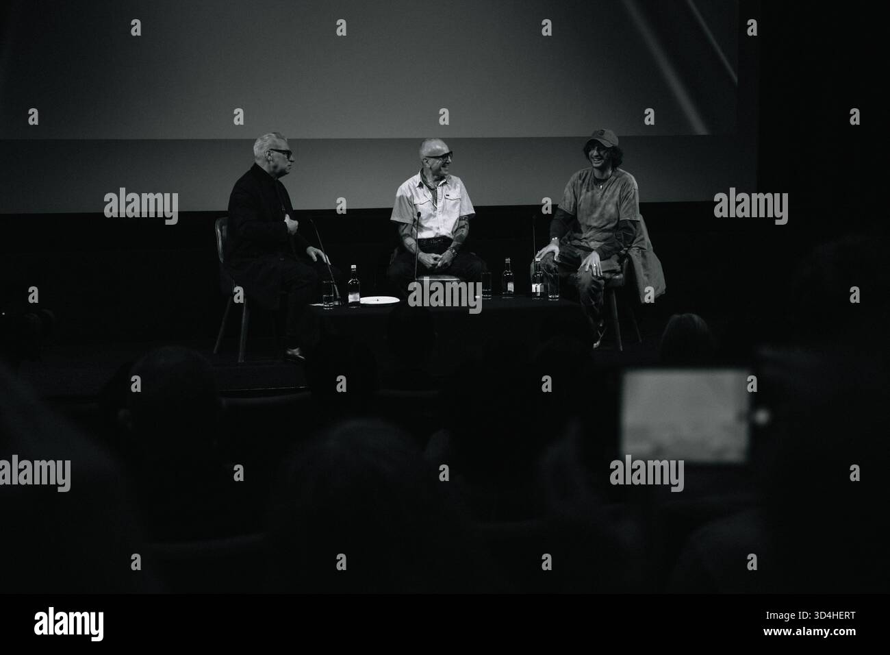 Mark Kermode interviews Daniel Day-Lewis and Ronan Day-Lewis on stage ...