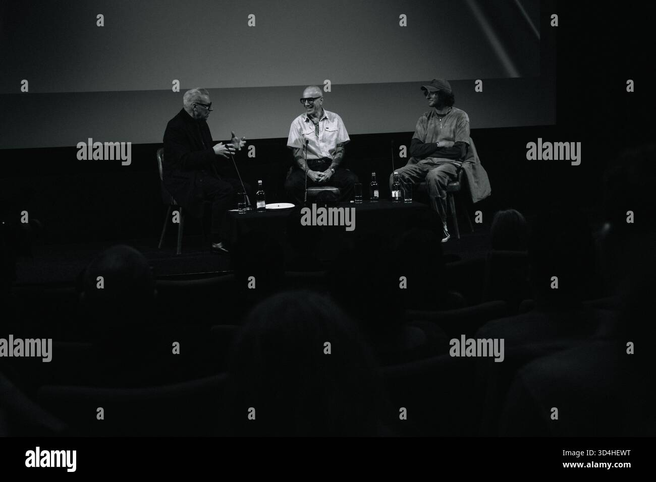 Mark Kermode interviews Daniel Day-Lewis and Ronan Day-Lewis on stage ...