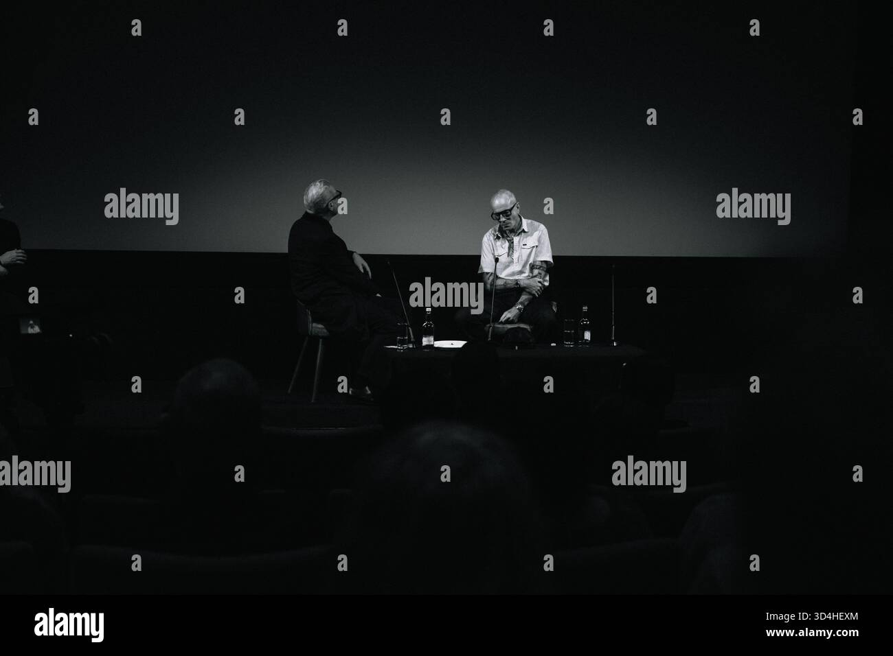 Mark Kermode interviews Daniel Day-Lewis on stage at the BFI London ...