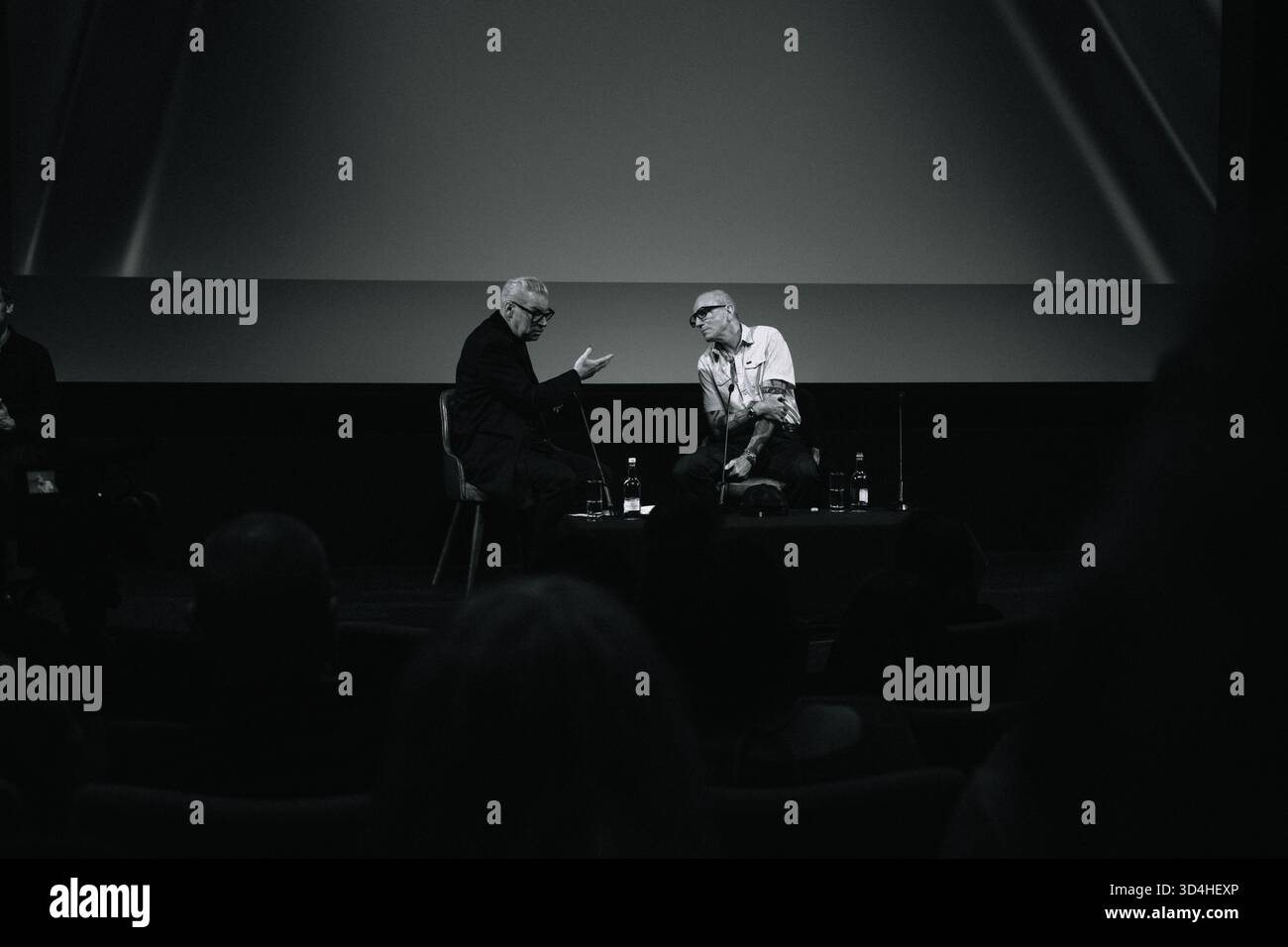 Mark Kermode interviews Daniel Day-Lewis on stage at the BFI London ...