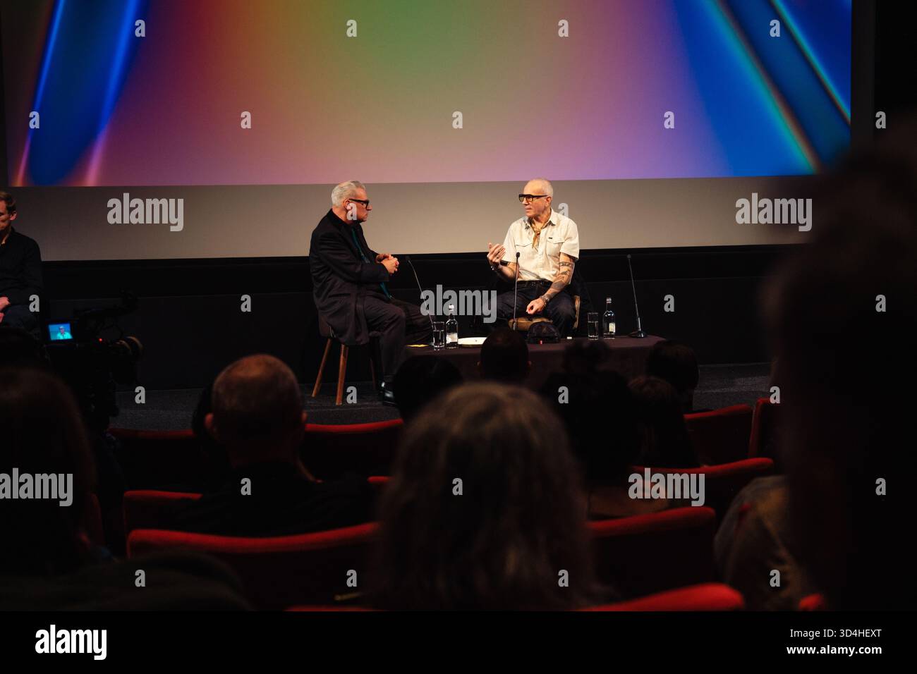 Mark Kermode interviews Daniel Day-Lewis on stage at the BFI London ...