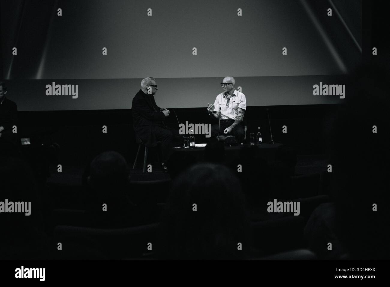 Mark Kermode interviews Daniel Day-Lewis on stage at the BFI London ...