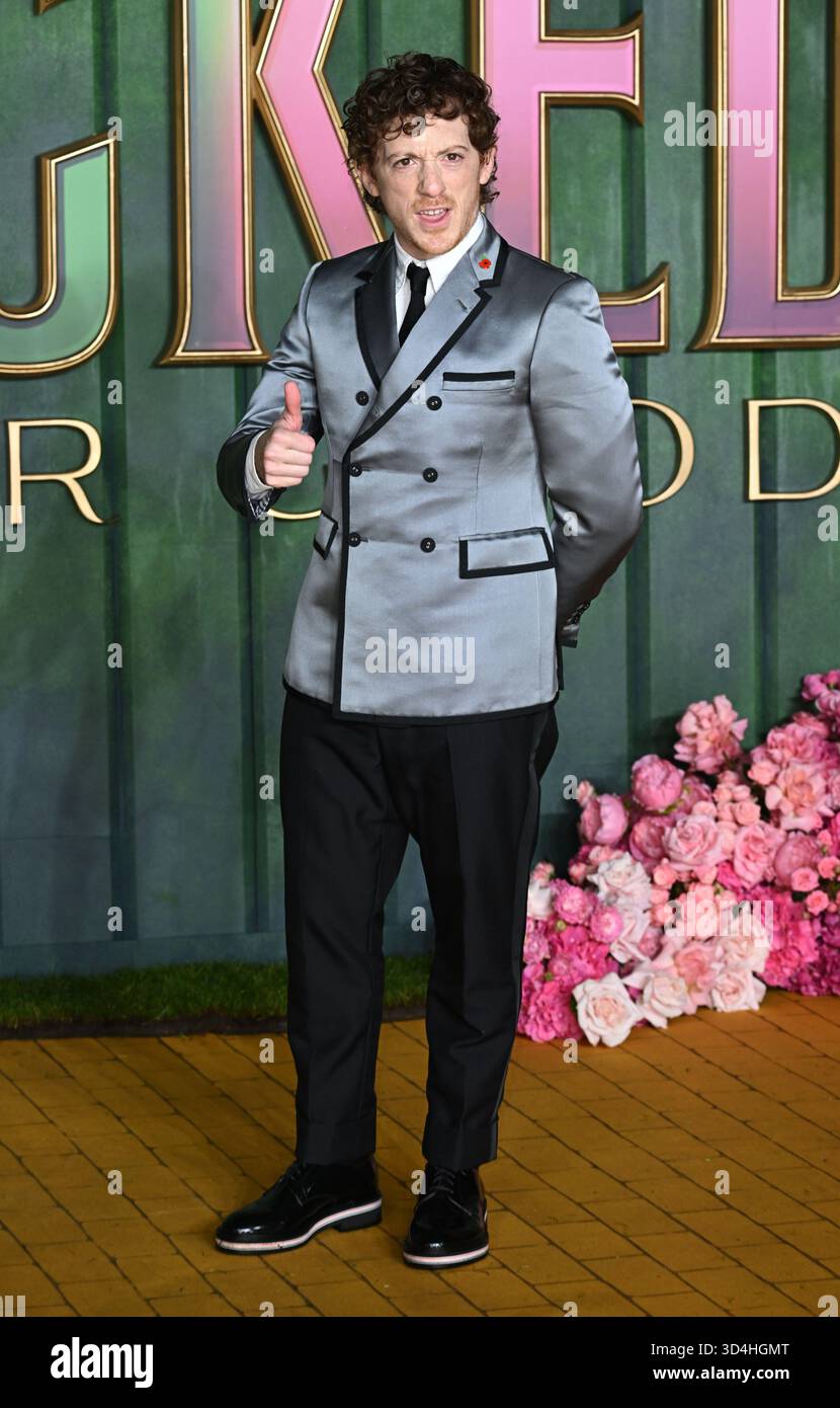 London, UK. November 10th, 2025. Ethan Slater attending the Wicked For ...