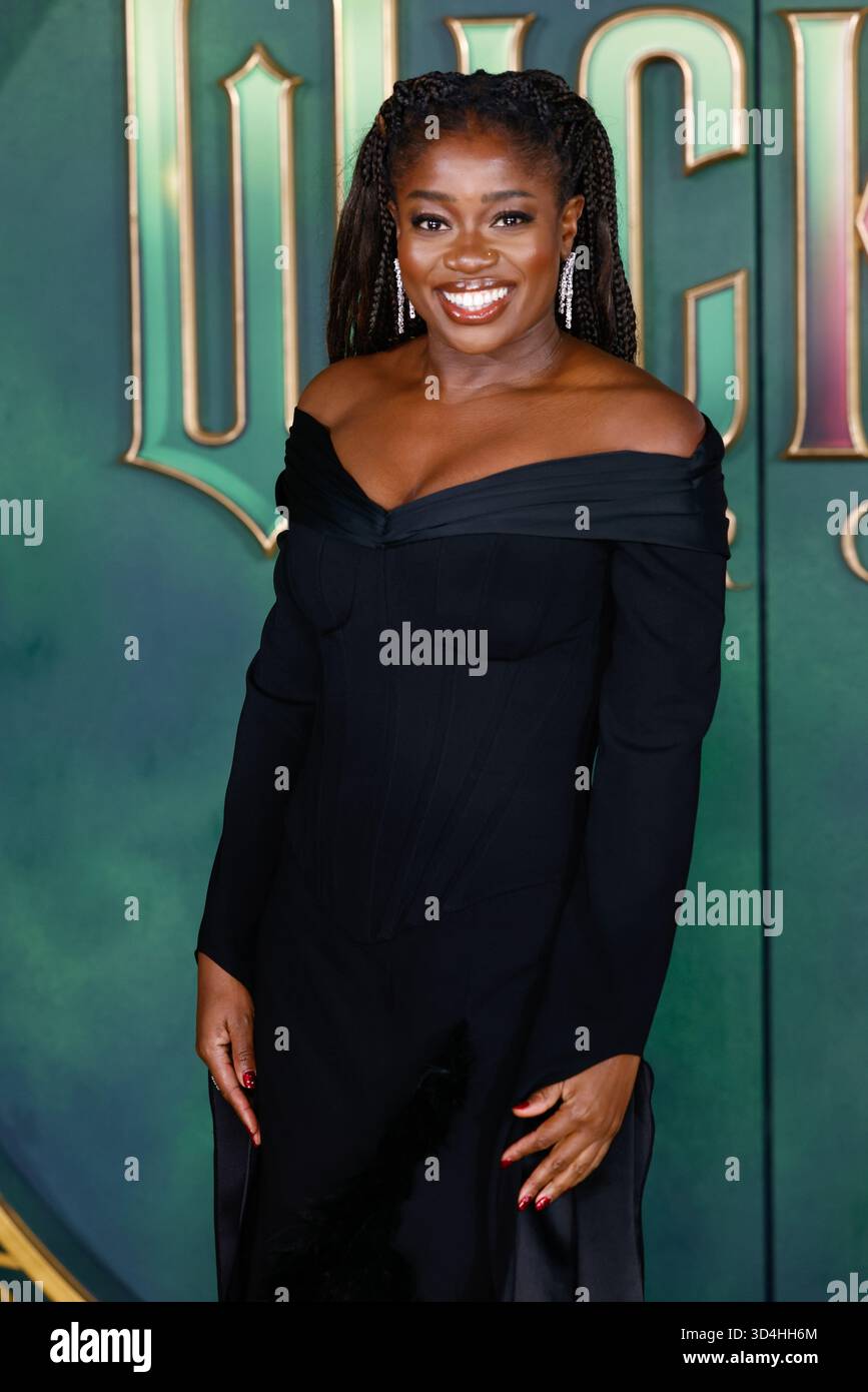 Clara Amfo poses for photographers upon arrival at the premiere of the ...