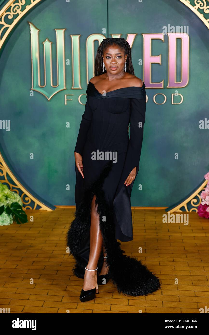Clara Amfo poses for photographers upon arrival at the premiere of the ...