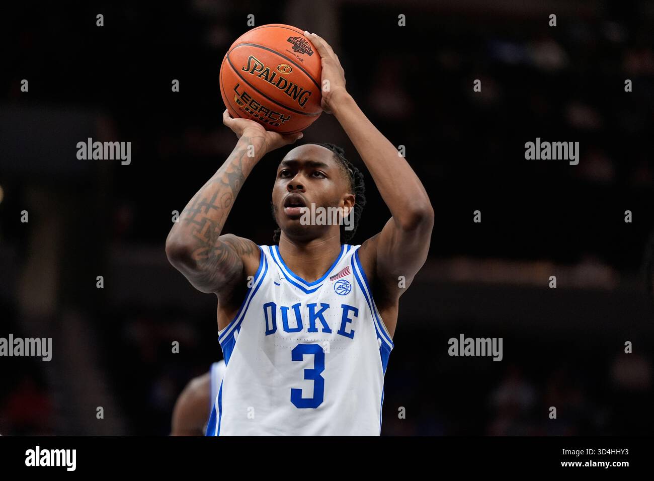 Duke guard Isaiah Evans shoots against Texas during the second half of ...