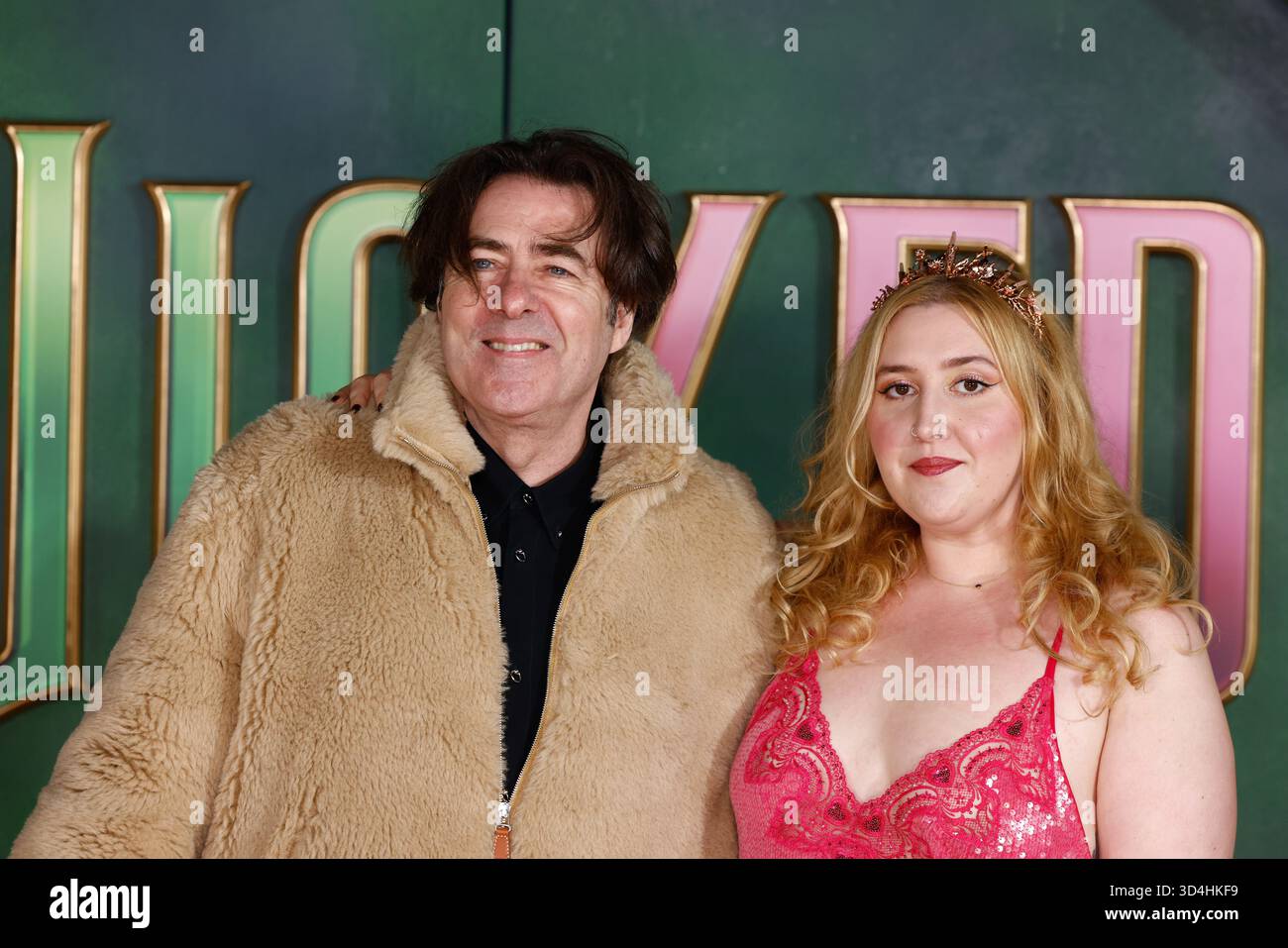Jonathan Ross, left, and Honey Ross pose for photographers upon arrival ...