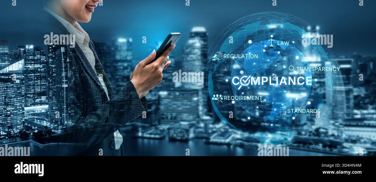 Compliance ensures alignment standards laws hi-res stock photography ...