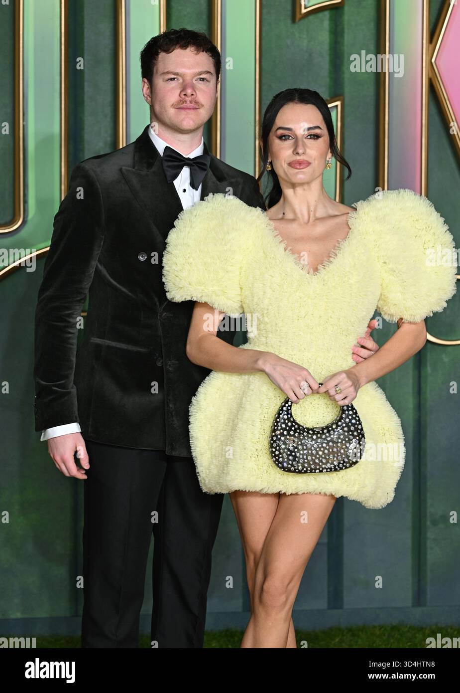 London, UK. November 10th, 2025. Ben Joyce and Amber Davies attending ...