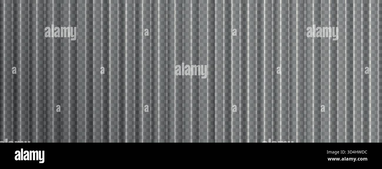 Silver corrugated panel Stock Vector Images - Alamy