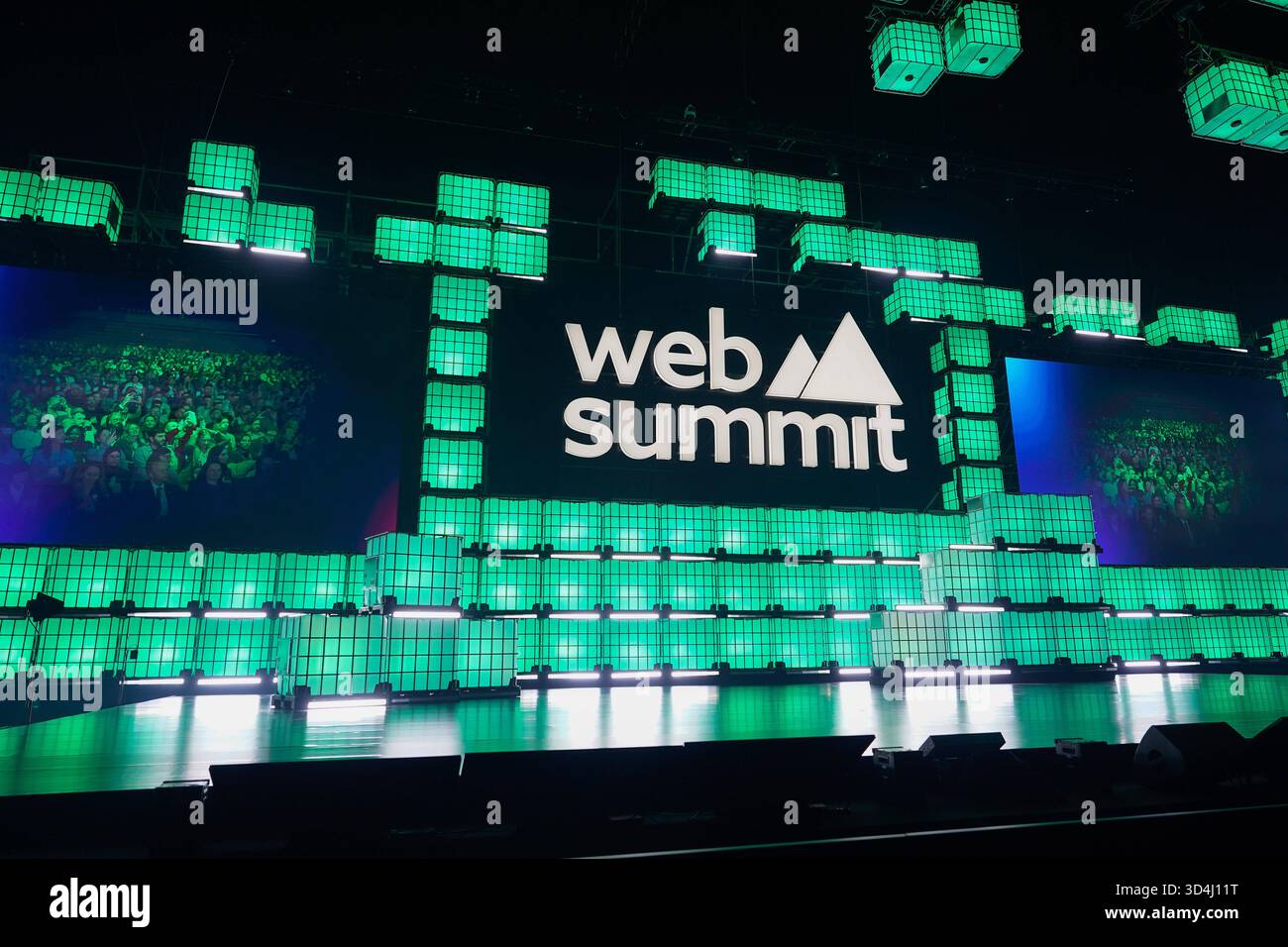 WEB SUMMIT 2025 General view of central stage during the opening night ...
