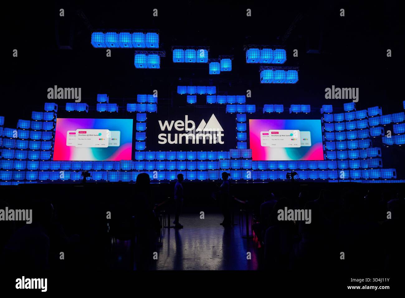 WEB SUMMIT 2025 General view of central stage during the opening night ...