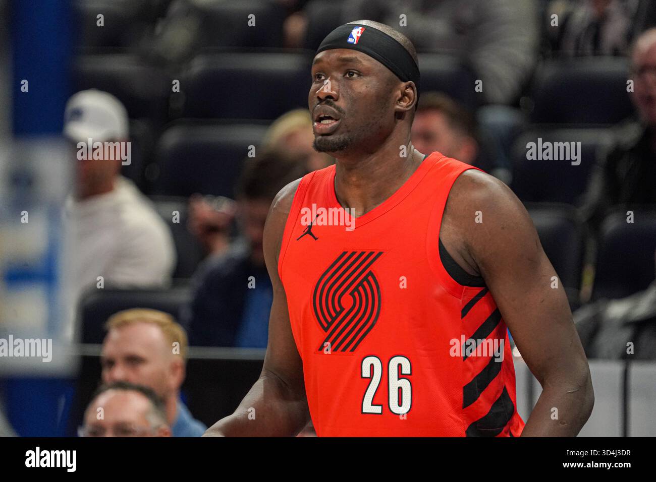 Orlando, Florida, USA, November 10, 2025, Portland Trail Blazers center ...