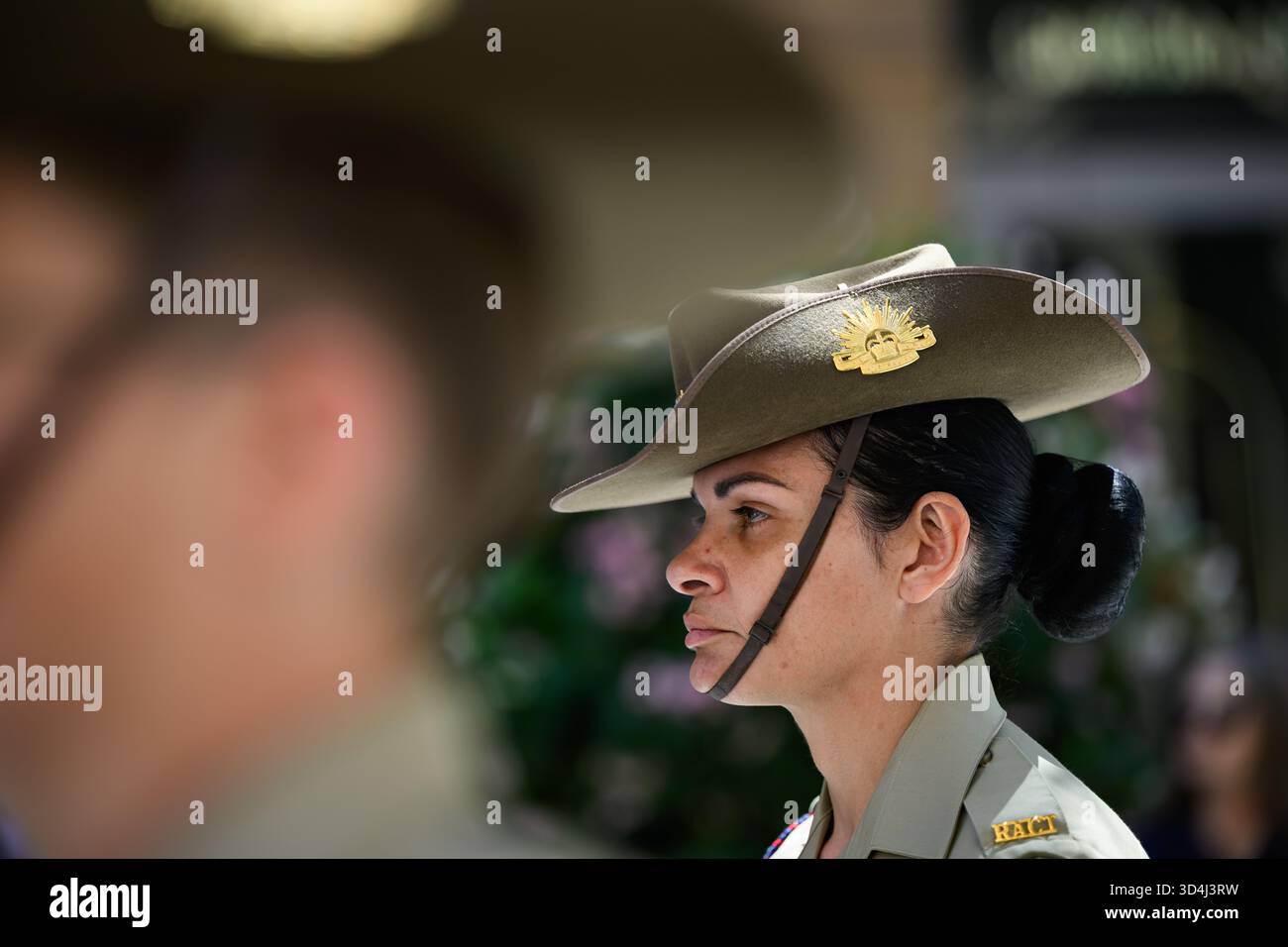 Members of the Catafalque Party are seen during the Remembrance Day ...