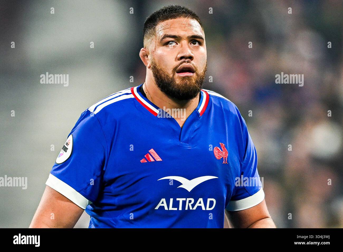 Emmanuel Meafou during the Autumn Nations Series XV rugby union match ...