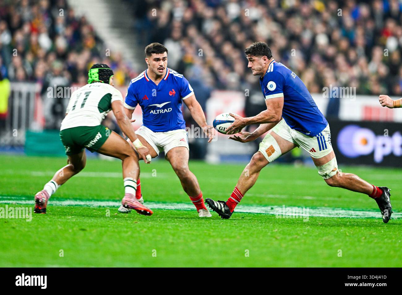 Paul Boudehent and Guillaume Cramont during the Autumn Nations Series ...