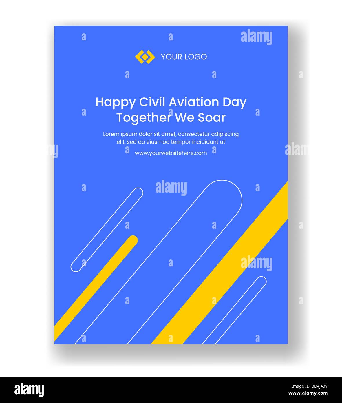 Flat Cartoon Hand Drawn Templates Illustration For International Civil ...