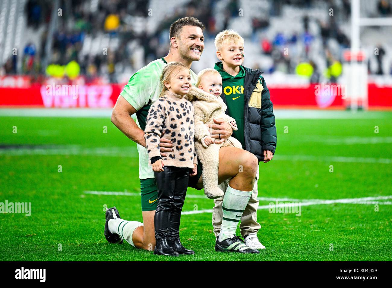 Adriaan Pieter Andre Esterhuizen with his family kids Annameah and Liam ...
