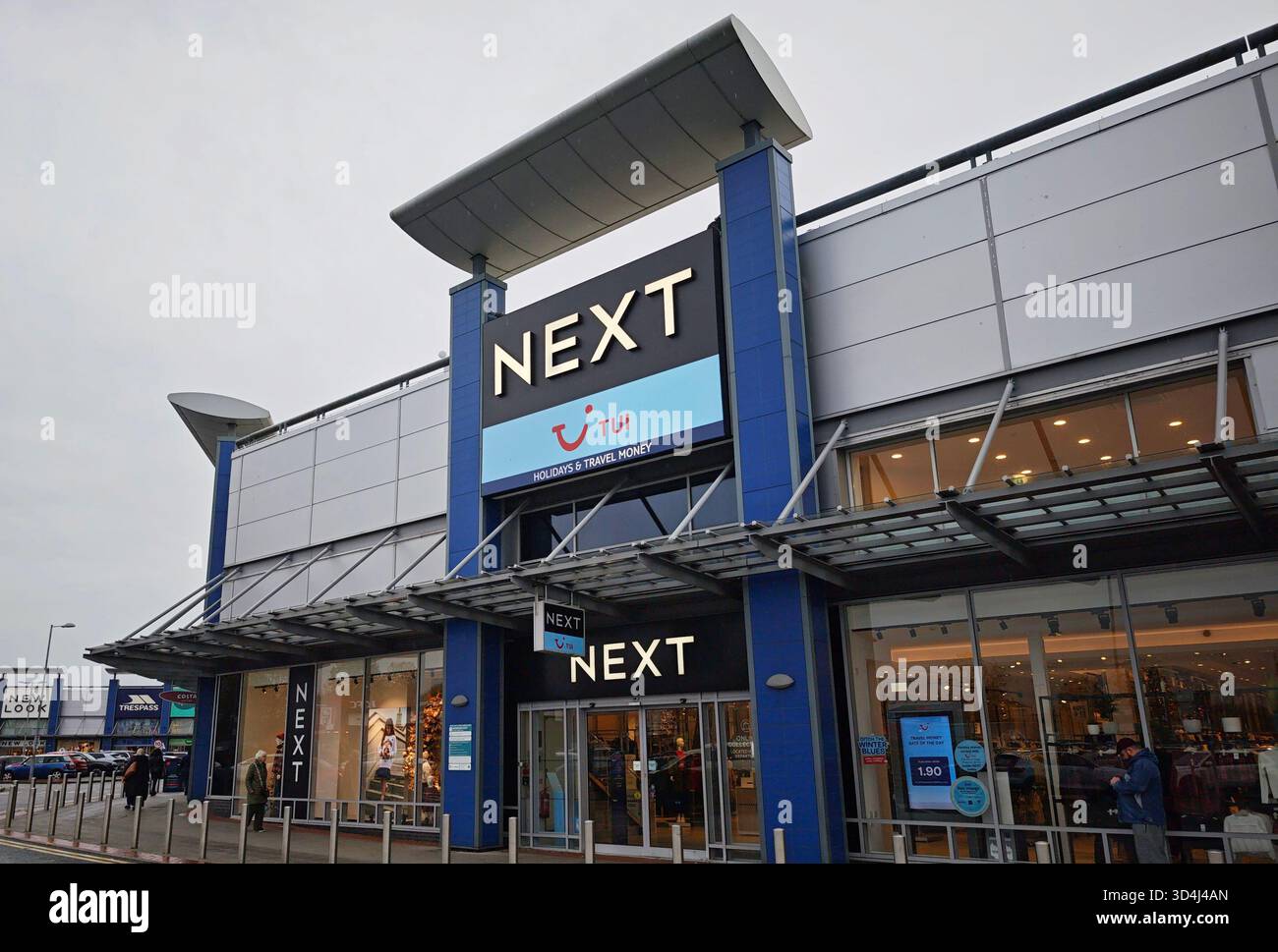 A NEXT shop in Manchester Fort, Cheetham Hill, Manchester, UK, on 10 ...