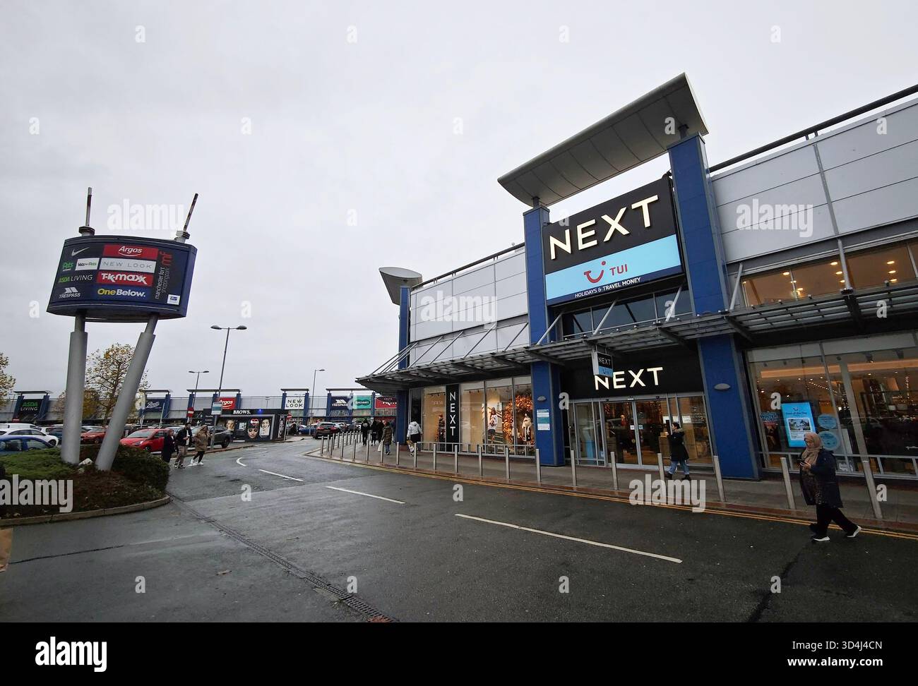 A NEXT shop in Manchester Fort, Cheetham Hill, Manchester, UK, on 10 ...
