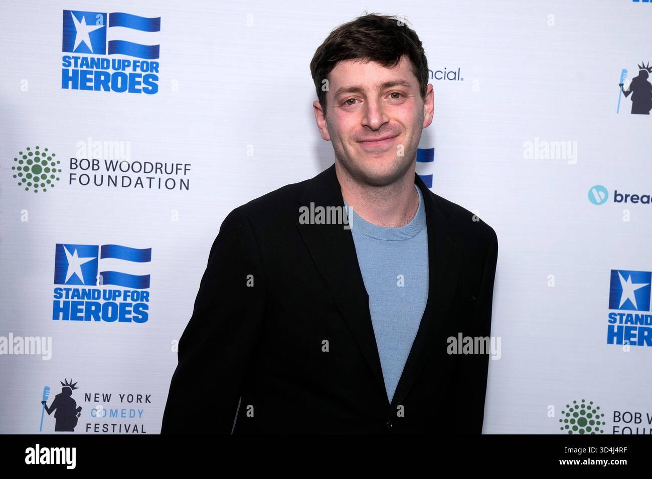 Alex Edelman attends the 19th annual Stand Up for Heroes, presented by ...