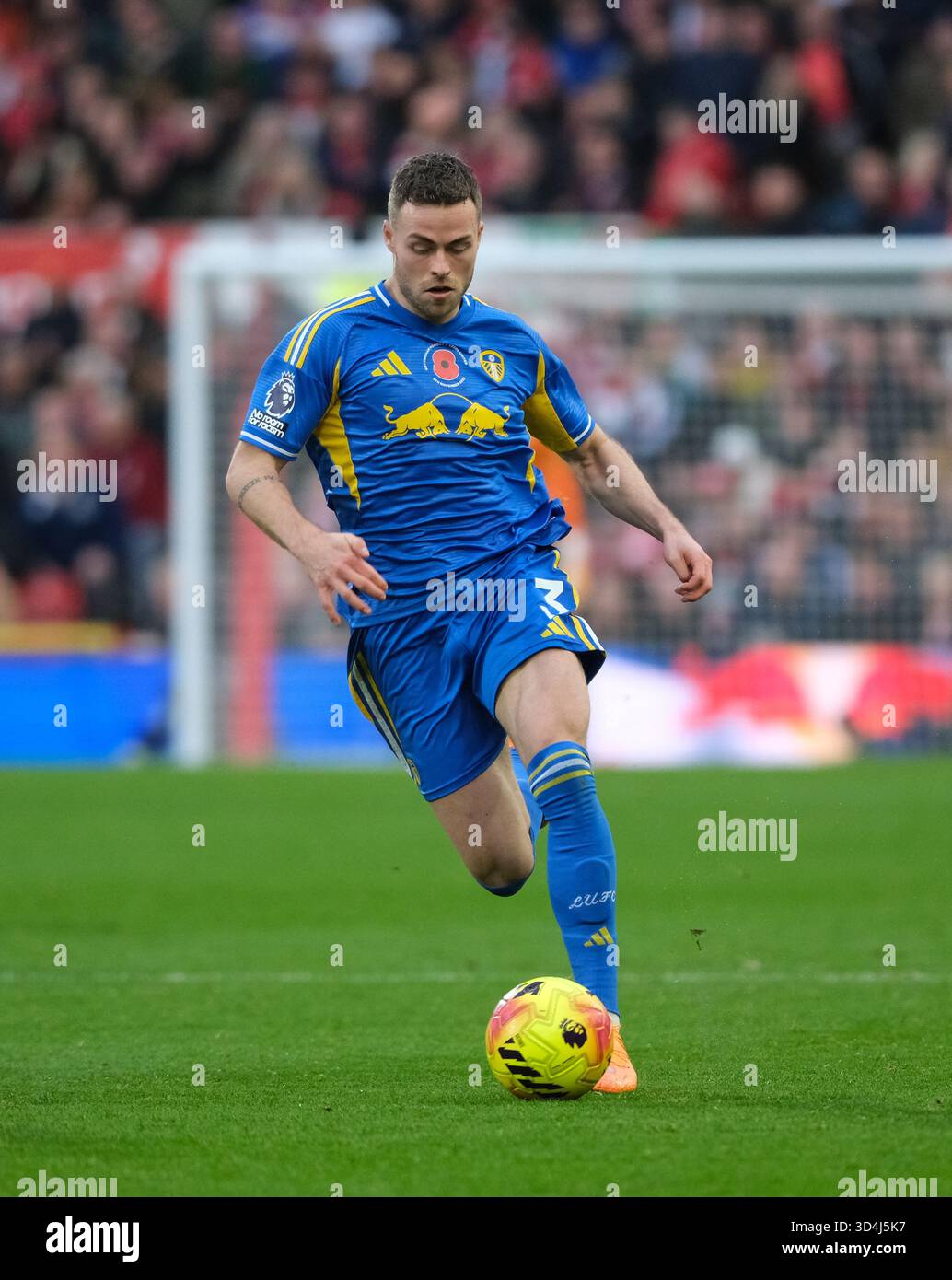Gabriel Gudmundsson of Leeds United seen in action during the Premier ...