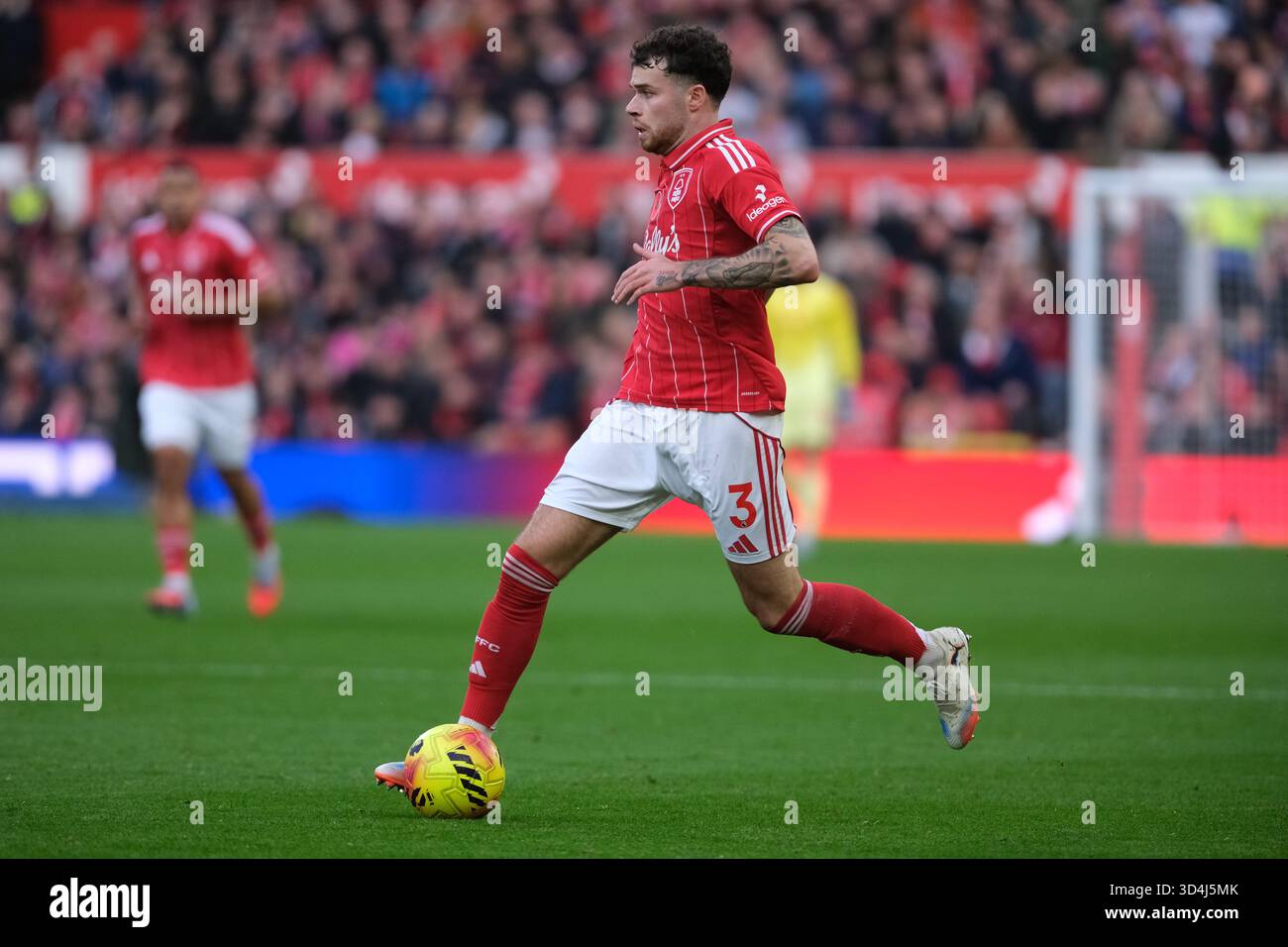 Neco Williams of Nottingham Forest seen in action during the Premier ...