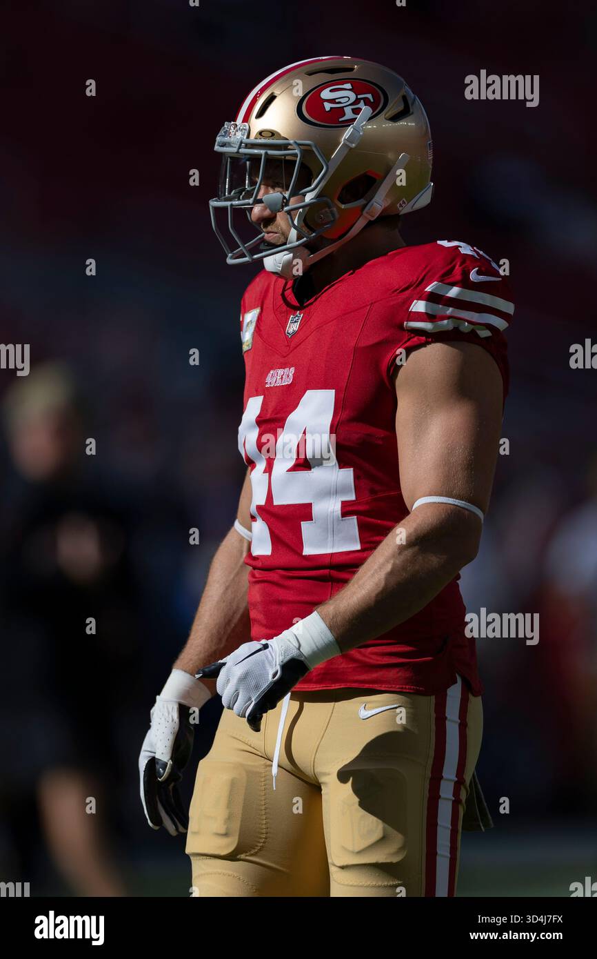 Nov 9, 2025; Santa Clara, California, USA; San Francisco 49ers fullback ...