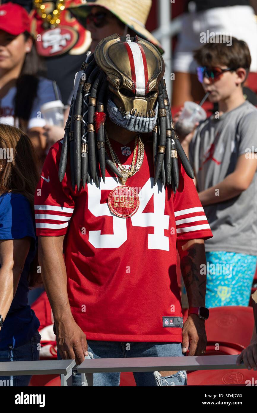 Nov 9, 2025; Santa Clara, California, USA; San Francisco 49ers fan ...