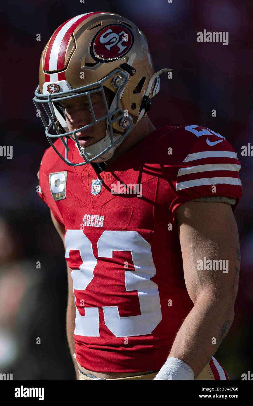 Nov 9, 2025; Santa Clara, California, USA; San Francisco 49ers running ...