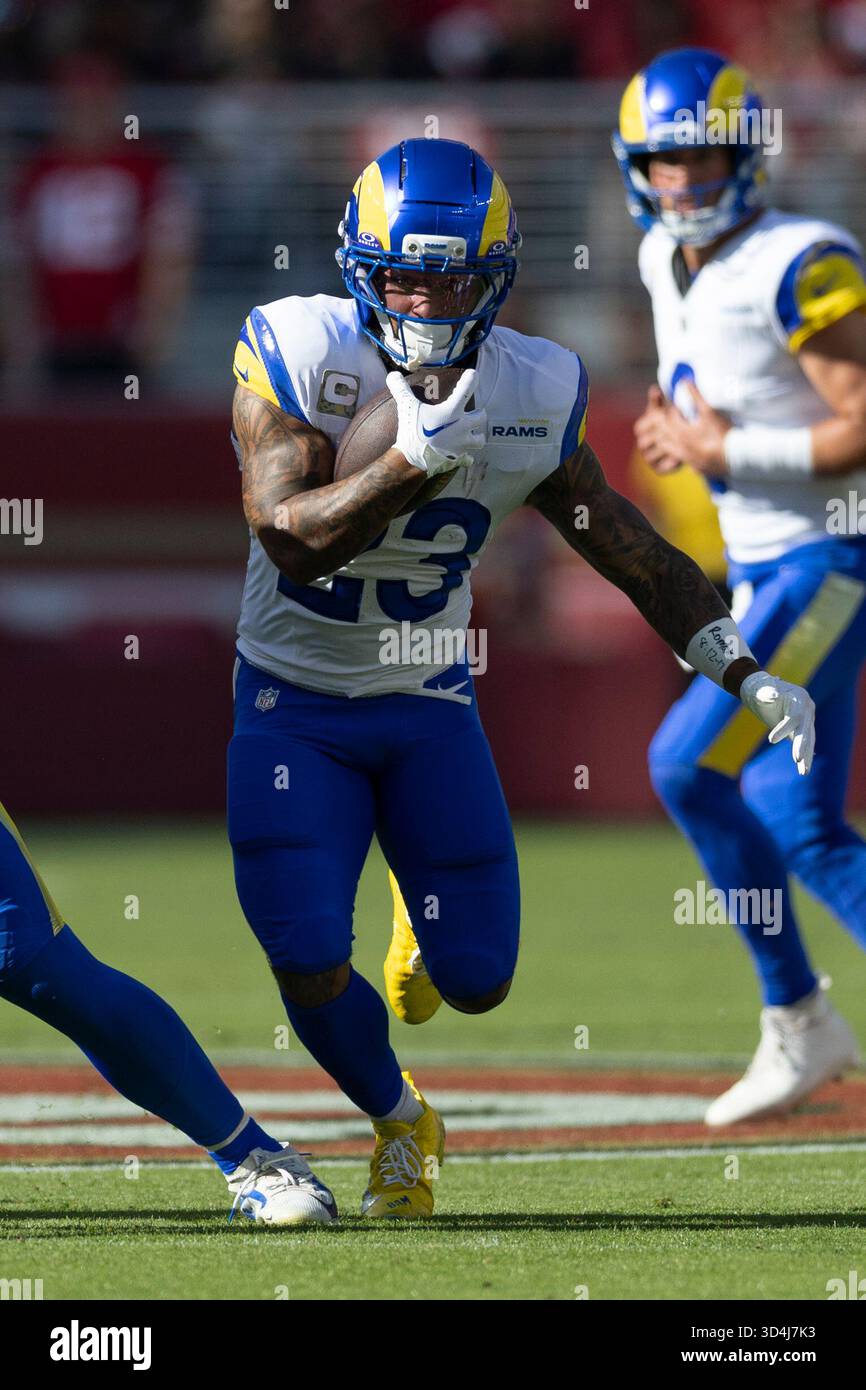 Nov 9, 2025; Santa Clara, California, USA; Los Angeles Rams running ...