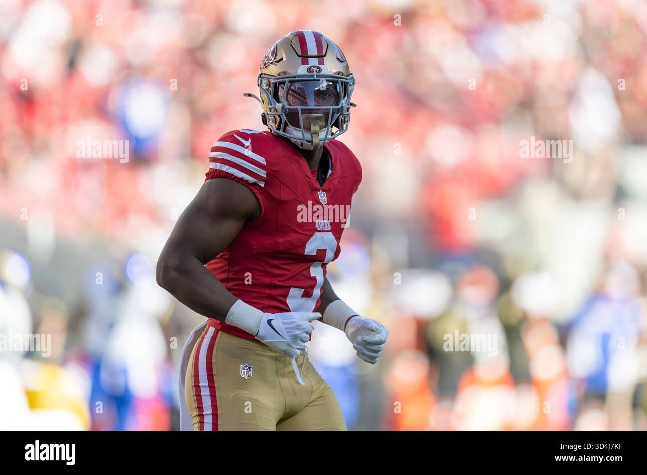 Nov 9, 2025; Santa Clara, California, USA; San Francisco 49ers running ...