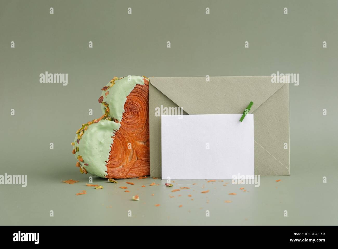 Delightful and vibrant heartshaped pastry croissant treat, beautifully ...